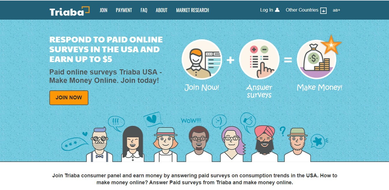 كيف تربح من موقع triaba - الربح من الانترنت - الربح من استطلاعات الرأي